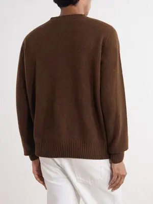 MARGARET HOWELL Seamless Merino Wool And Cashmere-blend Sweater