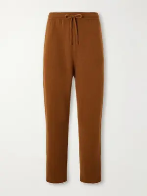 CASEY CASEY Zwag Tapered Wool Sweatpants - Brown