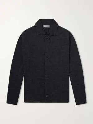 MARGARET HOWELL Merino Wool Cardigan - Gray