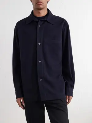 MARGARET HOWELL Brushed Wool-twill Shirt