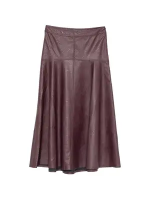 FORTE_FORTE Eco Leather Midi Skirt