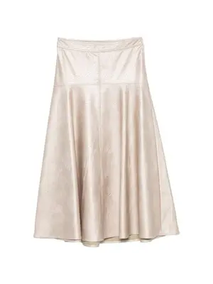 FORTE_FORTE Eco Leather Midi Skirt