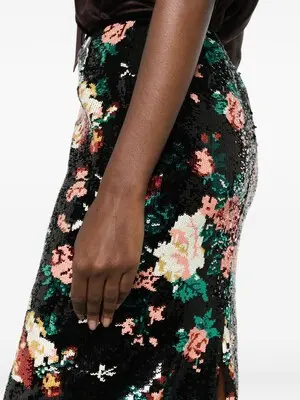 FORTE_FORTE Sequined Midi Skirt
