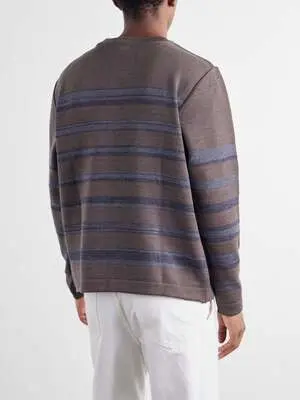 S.N.S. HERNING Given Striped Wool Sweater