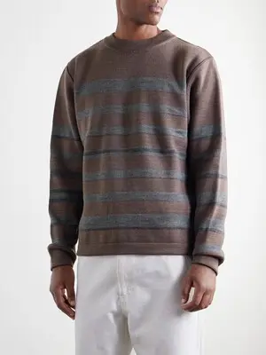 S.N.S. HERNING Given Striped Wool Sweater