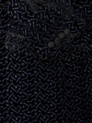 FAVOURBROOK Nene Grosgrain-trimmed Embroidered Velvet Tuxedo Jacket