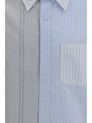 Thom Browne Funmix Striped Oxford Shirt