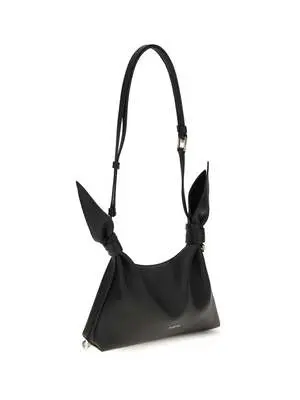 Loewe Scarf Mini Leather Shoulder Bag - Black
