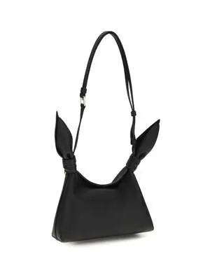 Loewe Scarf Mini Leather Shoulder Bag - Black