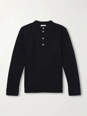 S.N.S. HERNING Stamina Ribbed Wool Sweater - Blue