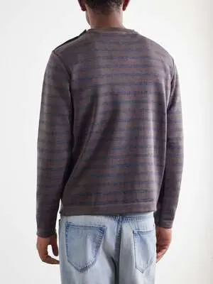 S.N.S. HERNING Naval Striped Virgin Wool Sweater