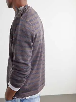 S.N.S. HERNING Naval Striped Virgin Wool Sweater