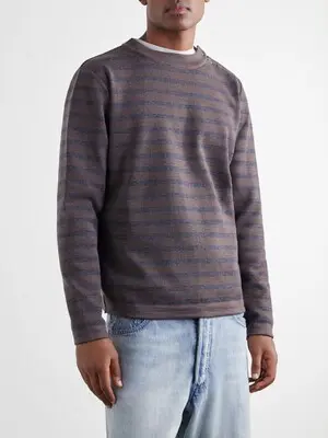 S.N.S. HERNING Naval Striped Virgin Wool Sweater
