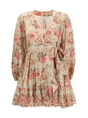 Zimmermann Daylight Wrap Mini Dress