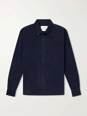 KARDO Ronald Cotton-corduroy Shirt - Navy