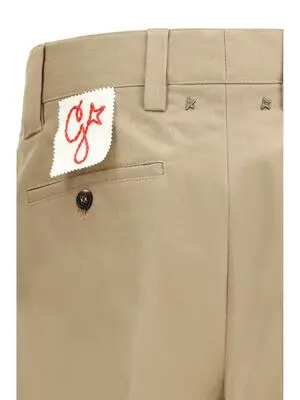 GOLDEN GOOSE Chino Pants - Cream