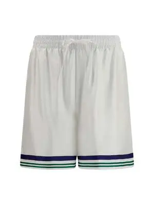 Casablanca Hotel Crest Shorts - White