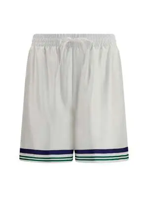 Casablanca Hotel Crest Shorts - White