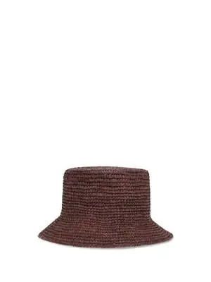 VIVIENNE WESTWOOD Orb Raffia Bucket Hat