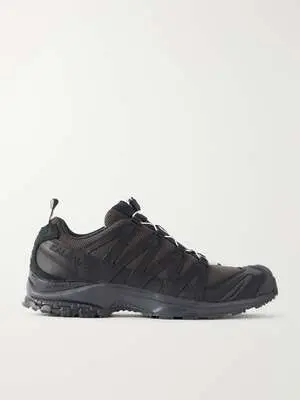 SALOMON Xa Pro 3d Alpine Echoes Leather-trimmed Mesh Sneakers