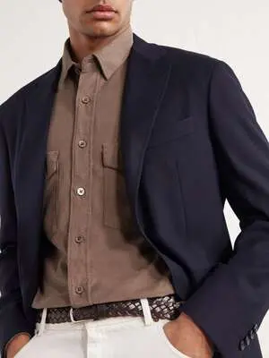 Canali Cotton-corduroy Shirt
