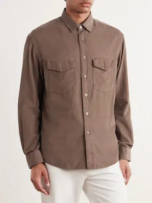 Canali Cotton-corduroy Shirt