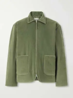 KARDO Amardeep Cotton-corduroy Blouson Jacket - Green