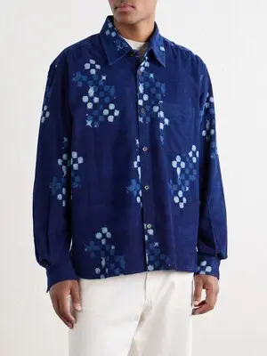 KARDO Luis Printed Cotton-corduroy Shirt