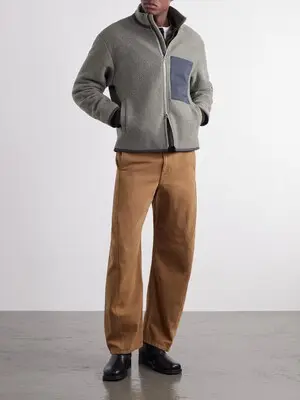 De Bonne Facture Bookstore Cotton-trimmed Virgin Wool Jacket