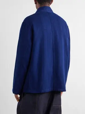 Blue Blue Japan Sashiko-cotton Blazer - Blue