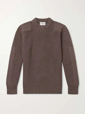 S.N.S. HERNING Robust Wool Sweater - Brown