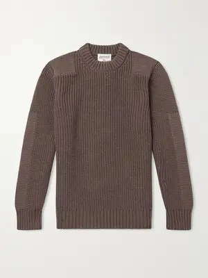 S.N.S. HERNING Robust Wool Sweater - Brown
