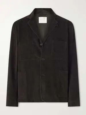 KARDO Somesh Cotton-corduroy Suit Jacket - Green