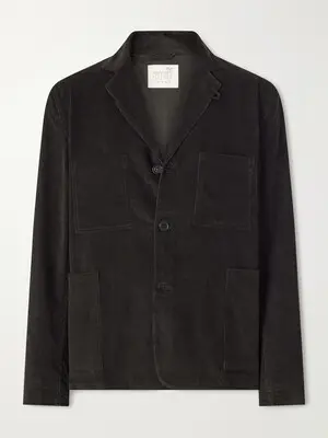 KARDO Somesh Cotton-corduroy Suit Jacket - Green