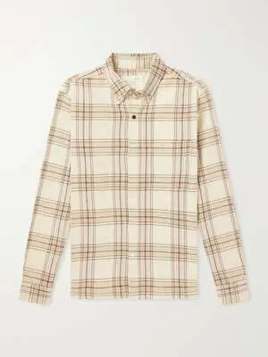 KARDO Ronald Checked Cotton Shirt - Beige