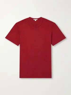 JAMES PERSE Cotton-jersey T-shirt - Red