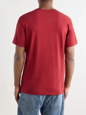JAMES PERSE Cotton-jersey T-shirt - Red