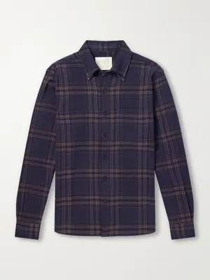 KARDO Ronald Checked Cotton Shirt - Blue