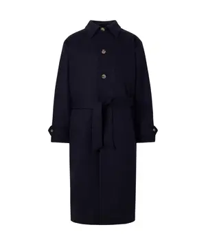 De Bonne Facture Wool Coat - Blue