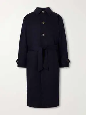 De Bonne Facture Wool Coat - Navy