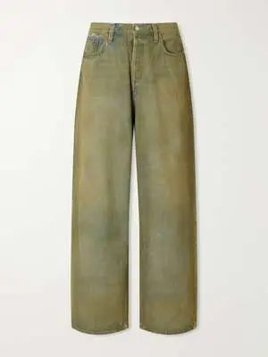 AGOLDE Bagley Wide-leg Jeans - Green
