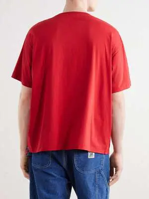 BODE Embroidered Cotton-jersey T-shirt