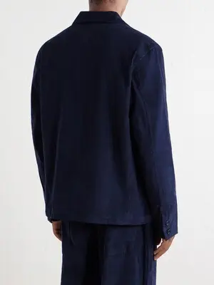 KARDO Somesh Cotton-corduroy Suit Jacket - Blue