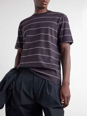A.p.c. Ali Striped Cotton-jersey T-shirt