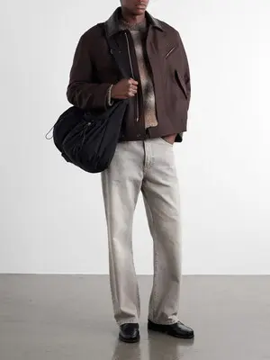 FRIZMWORKS Twill Messenger Bag