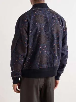 KARDO Max Embroidered Cotton Bomber Jacket