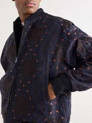 KARDO Max Embroidered Cotton Bomber Jacket