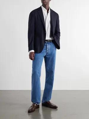 Canali Cotton-herringbone Shirt