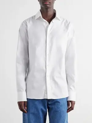 Canali Cotton-herringbone Shirt