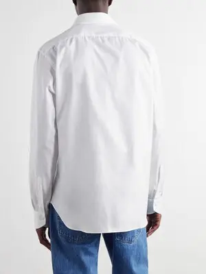Canali Cotton-herringbone Shirt